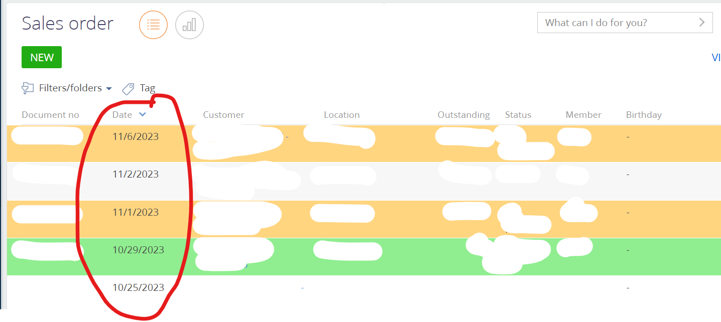 Change display format for Section List Date Column | Community Creatio